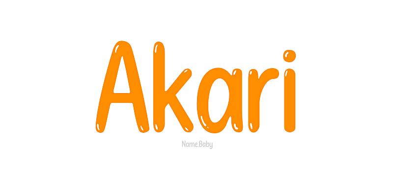 Akari - Name Meaning and Popularity