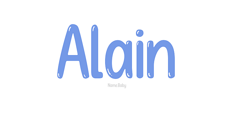 Alain - Name Meaning and Popularity