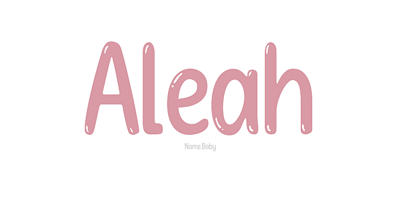 Aleah - Name Meaning and Popularity