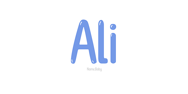 Ali - Name Meaning and Popularity