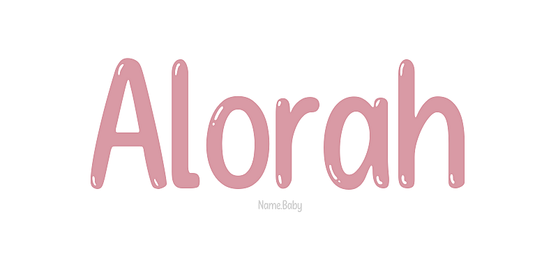 Alorah - Name Meaning and Popularity