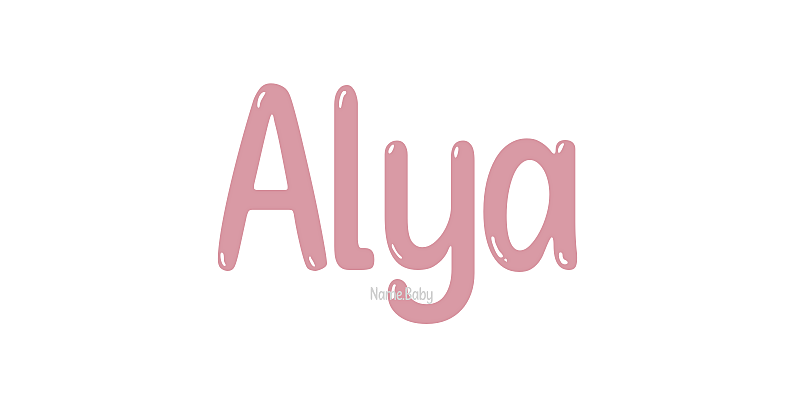 Alya - Name Meaning and Popularity