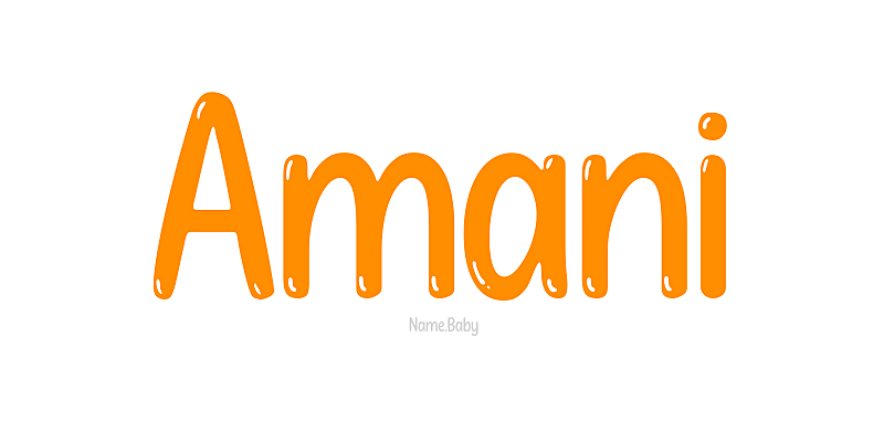 Amani - Name Meaning and Popularity