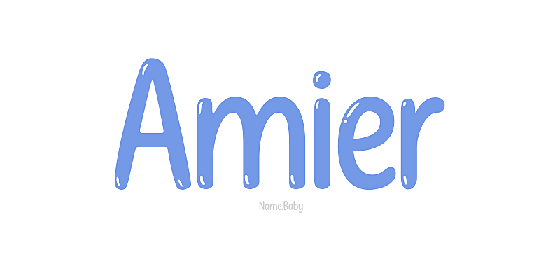 Amier - Name Meaning and Popularity