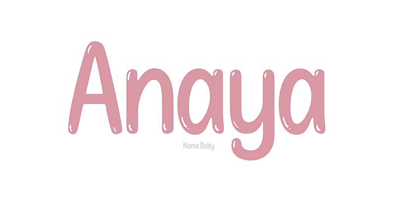 Anaya - Name Meaning and Popularity
