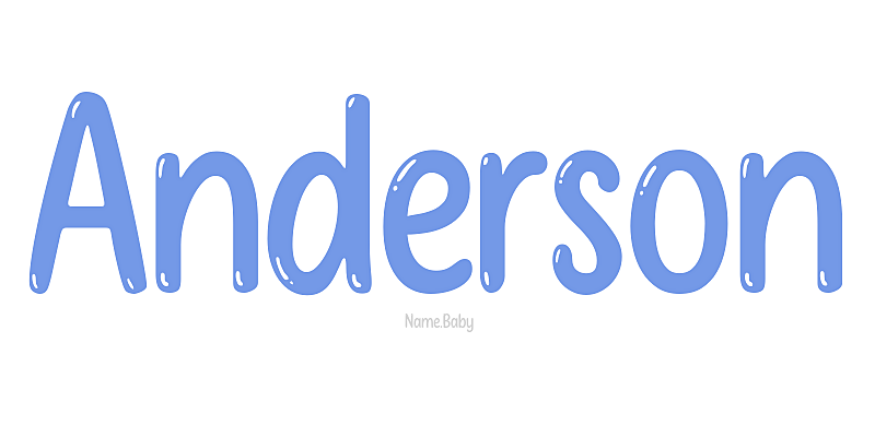 Anderson - Name Meaning and Popularity