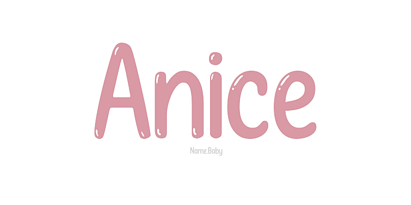 Anice - Name Meaning and Popularity