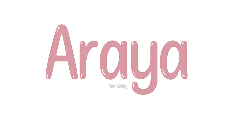 Araya - Name Meaning and Popularity