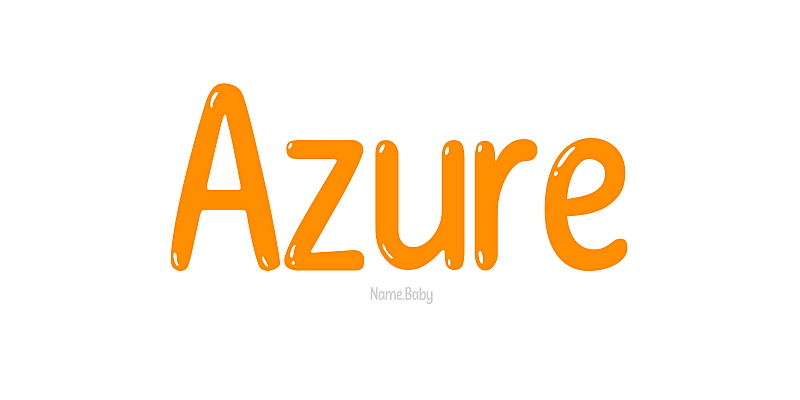 Azure - Name Meaning and Popularity