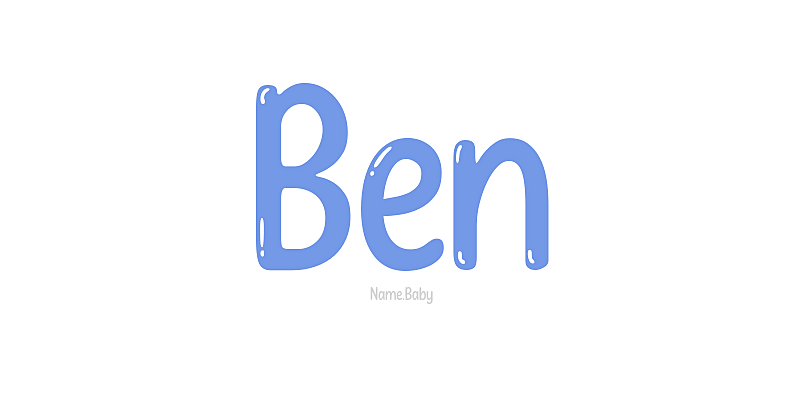 Ben - Name Meaning and Popularity