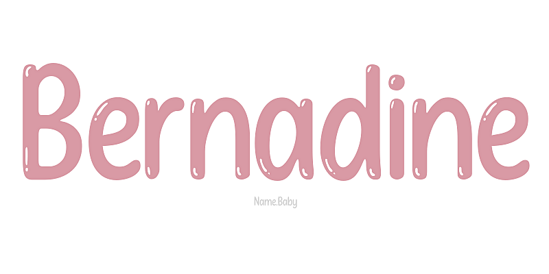 Bernadine - Name Meaning and Popularity