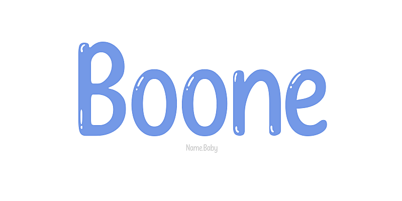 Boone - Name Meaning and Popularity