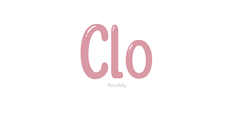 Clo - Name Meaning and Popularity