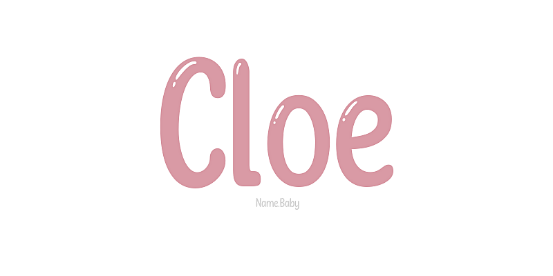 Cloe - Name Meaning and Popularity