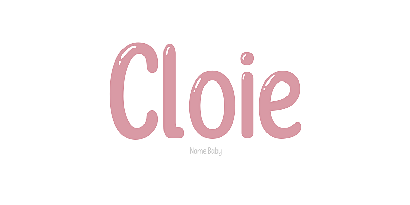 Cloie - Name Meaning and Popularity