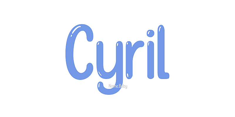 Cyril - Name Meaning and Popularity