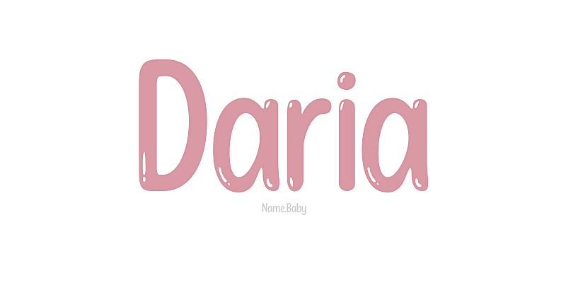Daria - Name Meaning and Popularity