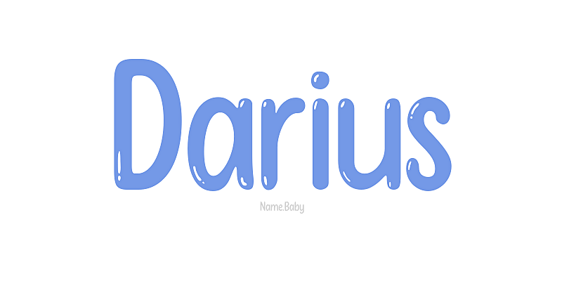 Darius - Name Meaning and Popularity