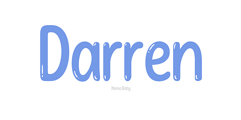 Darren - Name Meaning and Popularity