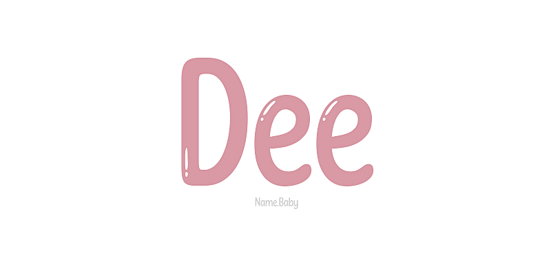 Dee - Name Meaning and Popularity