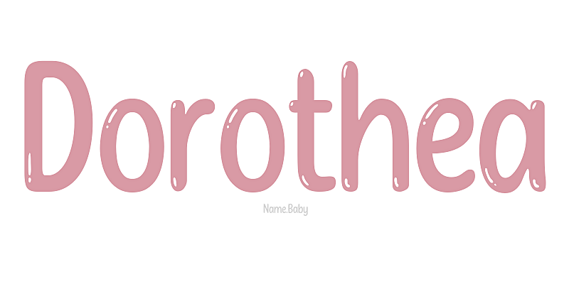 Dorothea - Name Meaning and Popularity