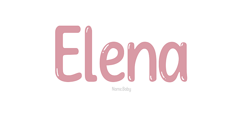 Elena - Name Meaning and Popularity