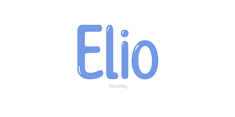 Elio - Name Meaning and Popularity