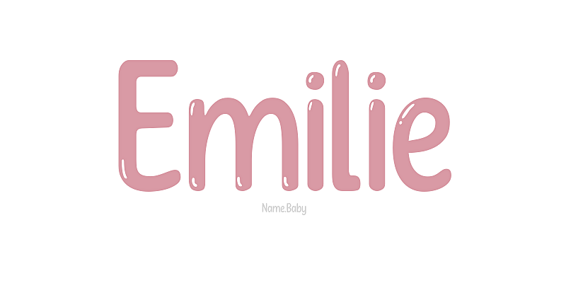 Emilie - Name Meaning and Popularity