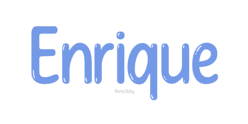 Enrique - Name Meaning and Popularity