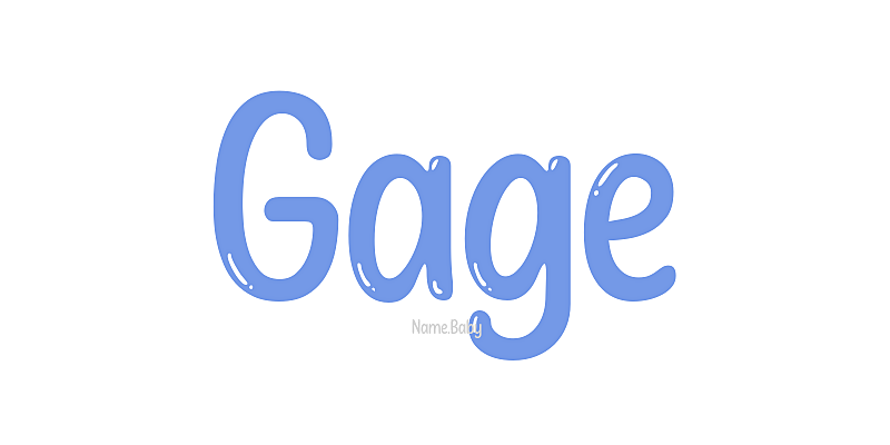 Gage - Name Meaning and Popularity