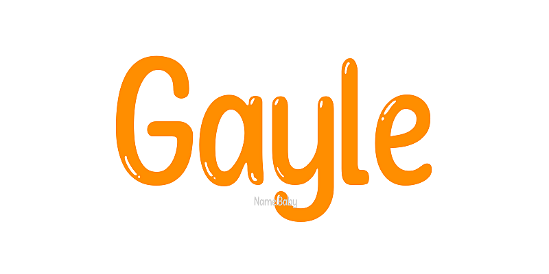 Gayle - Name Meaning and Popularity