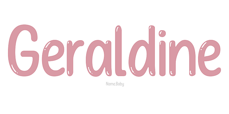 Geraldine - Name Meaning and Popularity