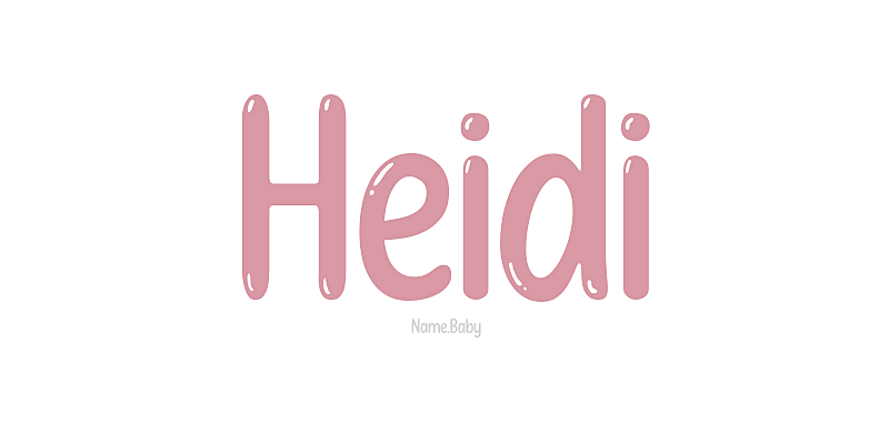 Heidi - Name Meaning and Popularity