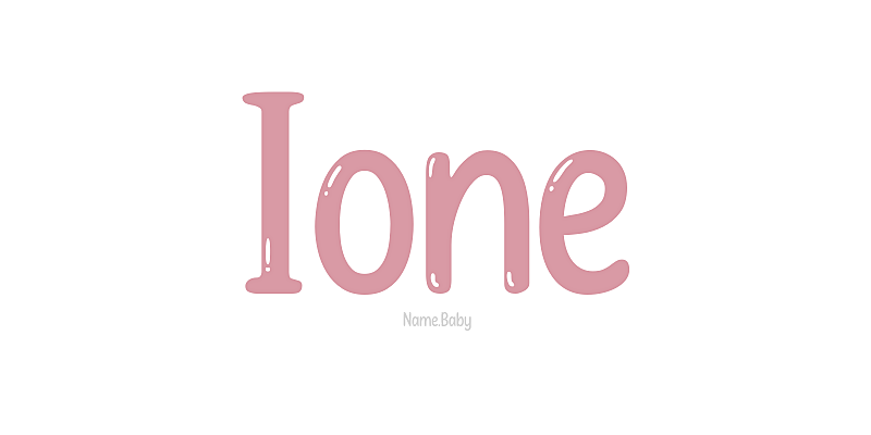 Ione - Name Meaning and Popularity