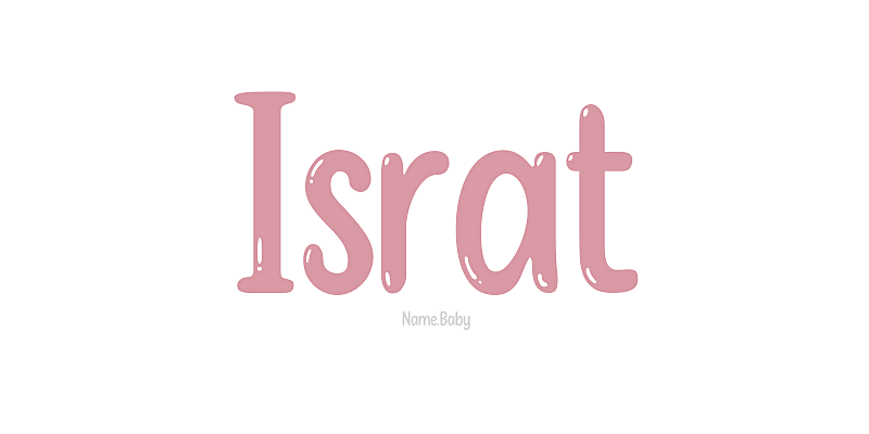Israt - Name Meaning and Popularity