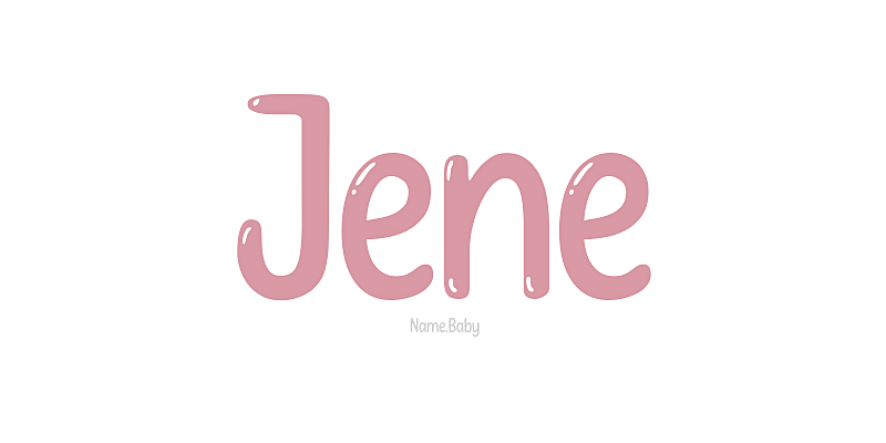 Jene - Name Meaning and Popularity