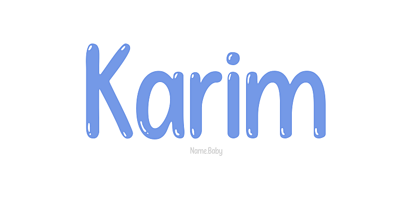 Karim - Name Meaning and Popularity