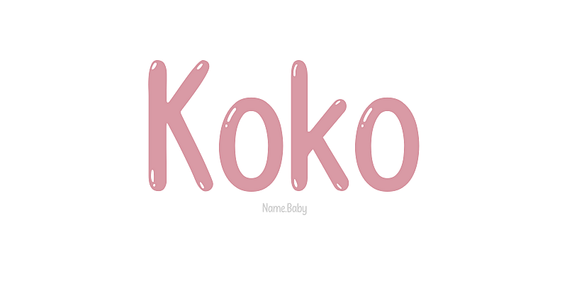 Koko - Name Meaning and Popularity