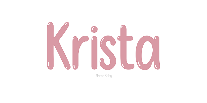 Krista - Name Meaning and Popularity
