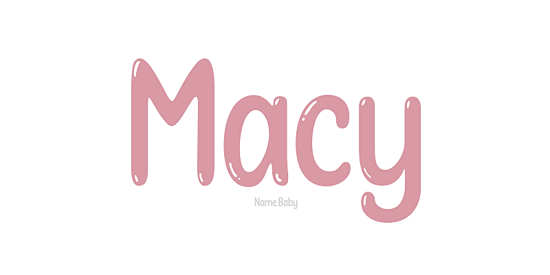 Macy - Name Meaning and Popularity