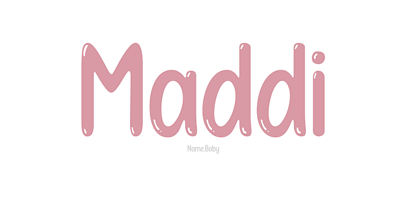 Maddi - Name Meaning and Popularity