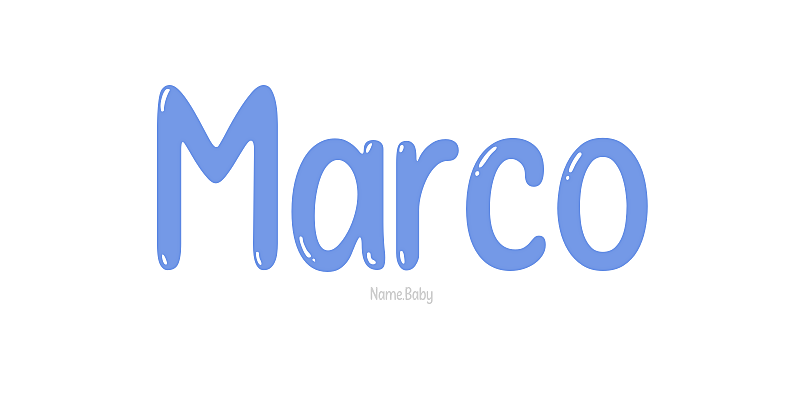 Marco - Name Meaning and Popularity