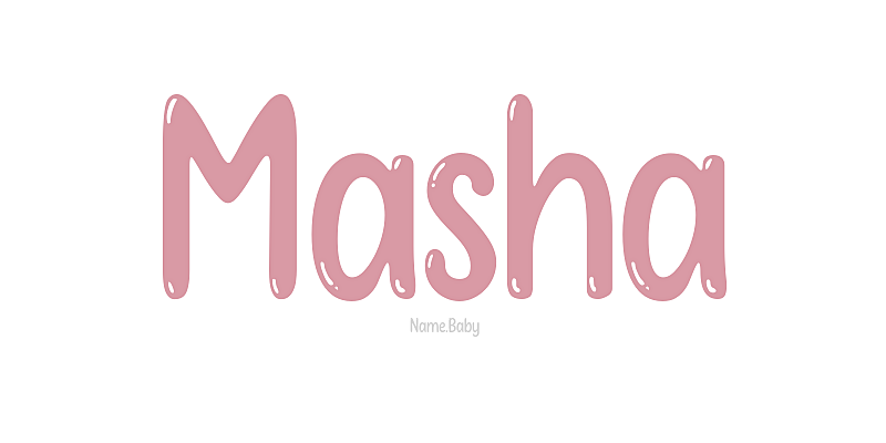 Masha - Name Meaning and Popularity