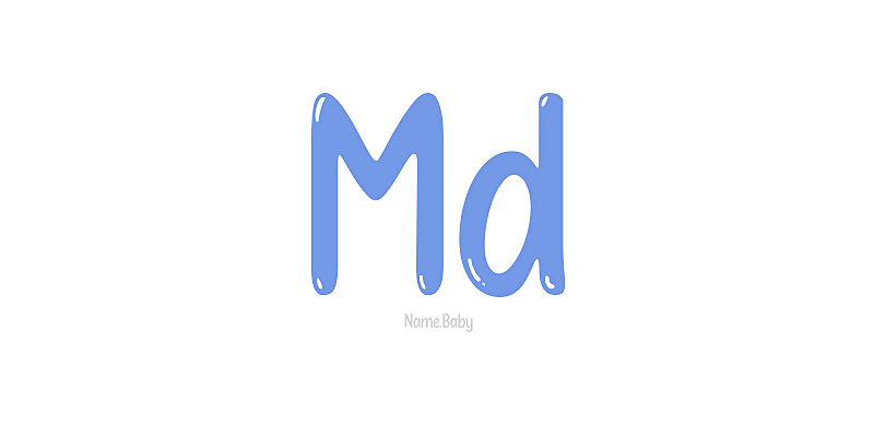 Md - Name Meaning and Popularity