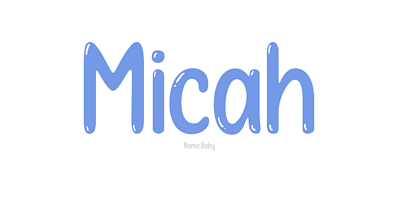 Micah - Name Meaning and Popularity