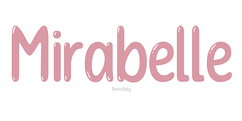 Mirabelle - Name Meaning and Popularity