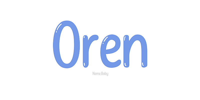 Oren - Name Meaning and Popularity