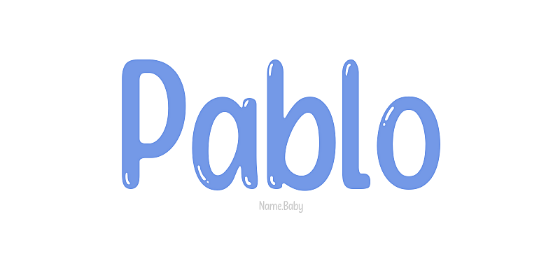 Pablo - Name Meaning and Popularity