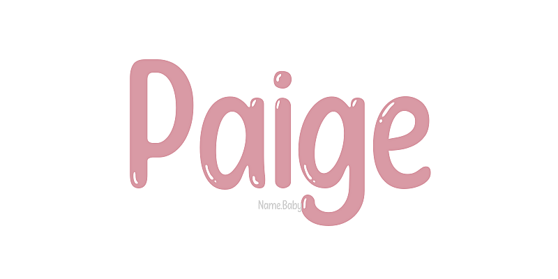 Paige - Name Meaning and Popularity