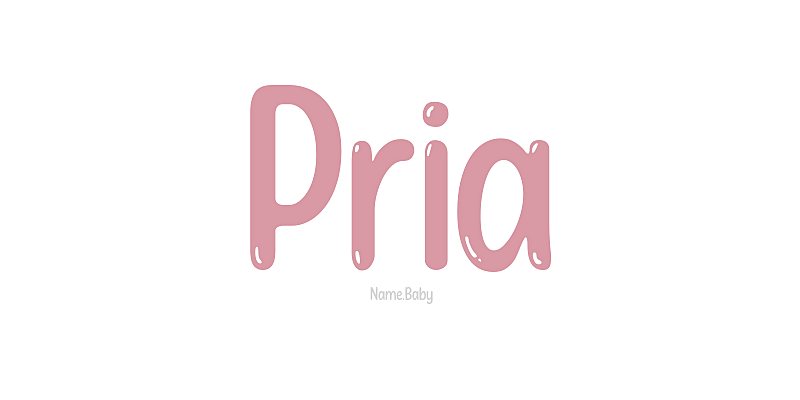 Pria - Name Meaning and Popularity